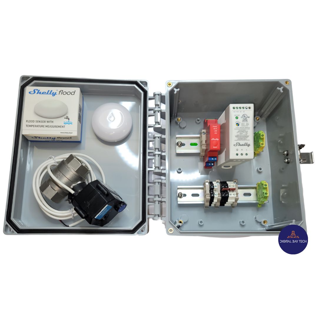 Shelly Smart Water Valve Kit. Smart Water leak detection & mitigation ...