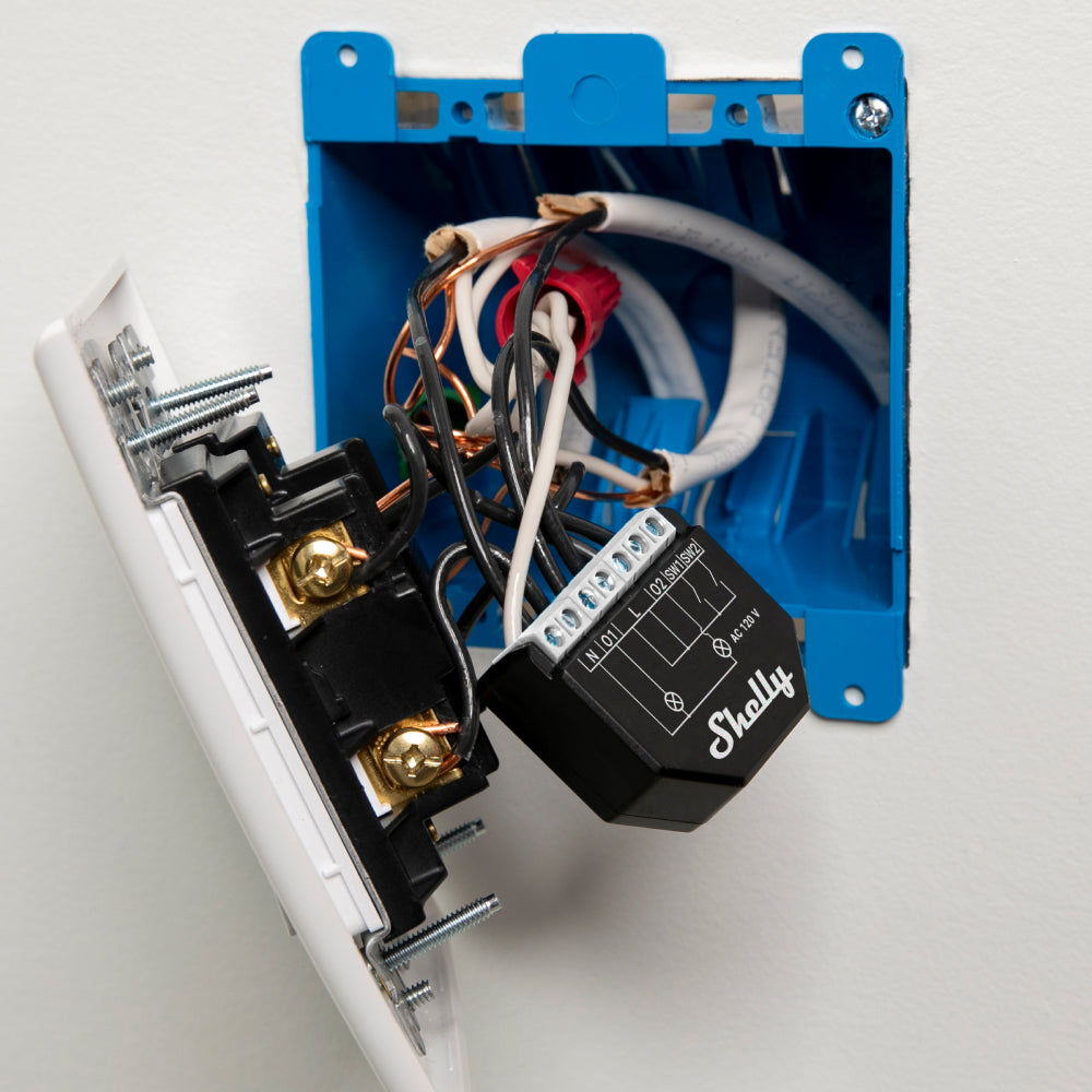 Shelly Wave 1 US LR UL | Z-Wave Long Range Relay with Dry Contacts ...