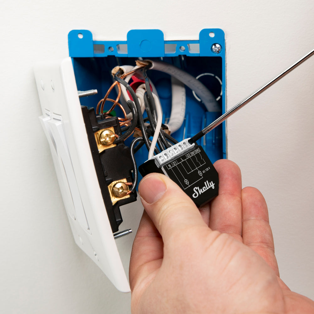 Shelly Wave 1 US LR UL | Z-Wave Long Range Relay with Dry Contacts ...